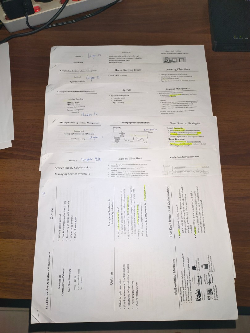 NTU Nanyang Business School BT2403 Service Operations Management ...