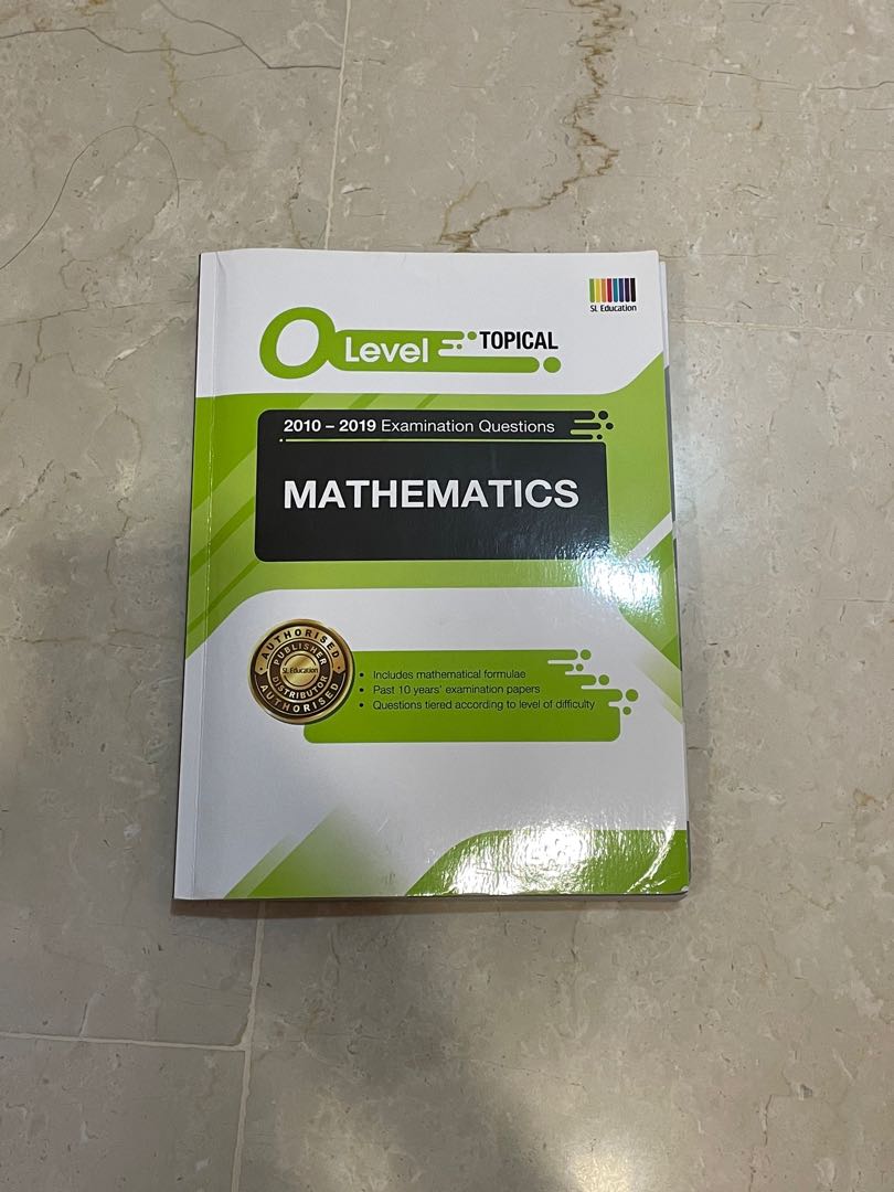 E Math O Level Topical TYS(2010-2019), Hobbies & Toys, Books ...