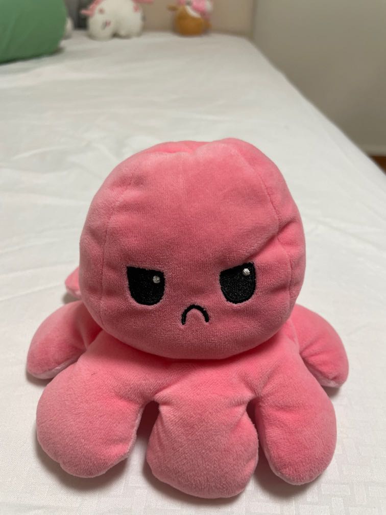 octopus reversible soft toy, Hobbies & Toys, Toys & Games on Carousell