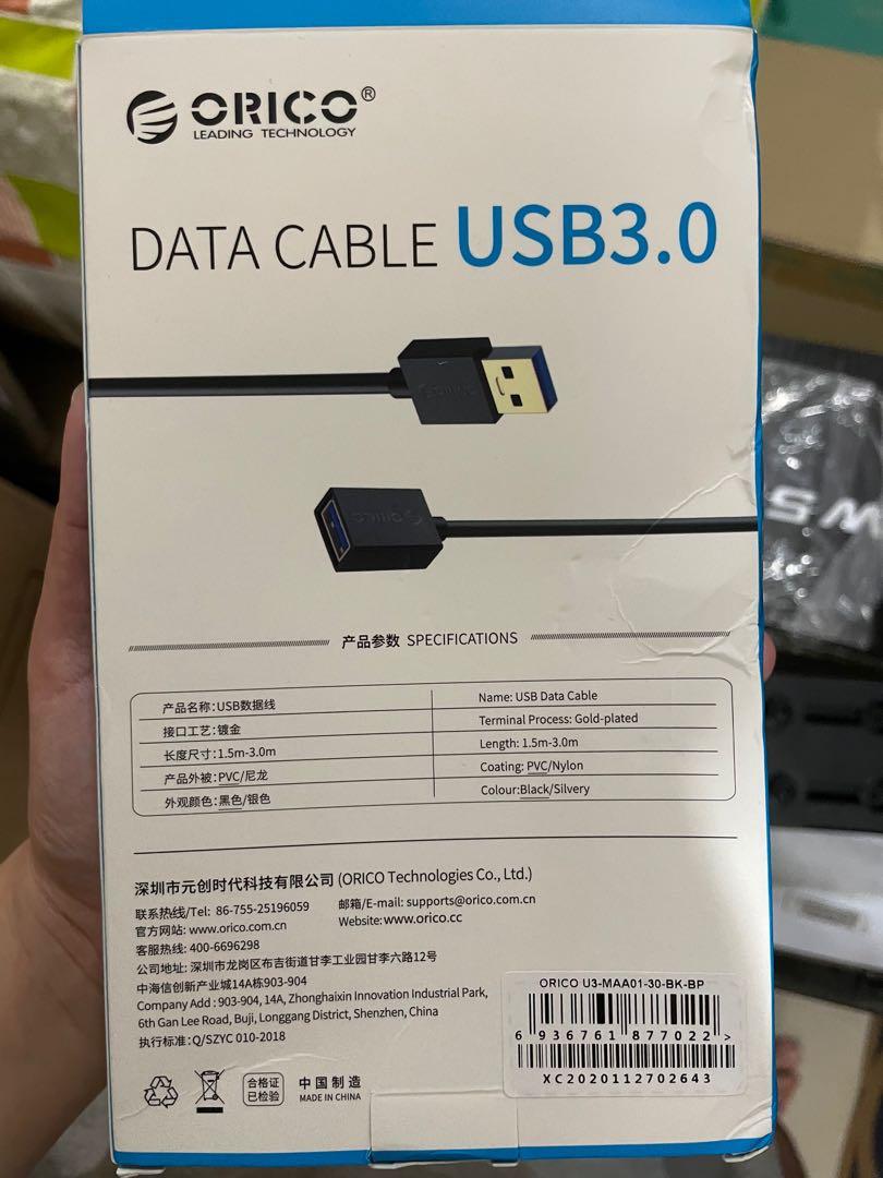 Orico Data Cable 3 meter, Computers & Tech, Parts & Accessories, Cables ...