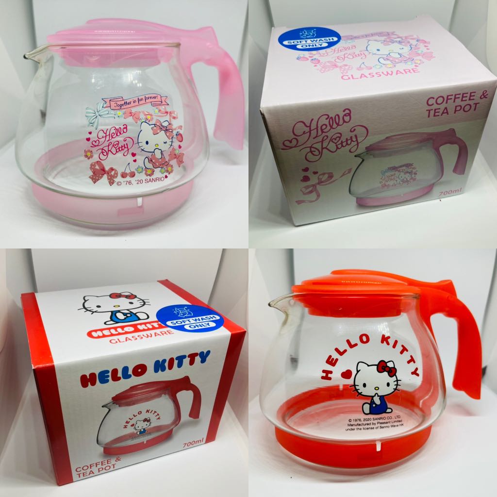Original Hello Kitty Tea Pot, Furniture & Home Living, Kitchenware ...