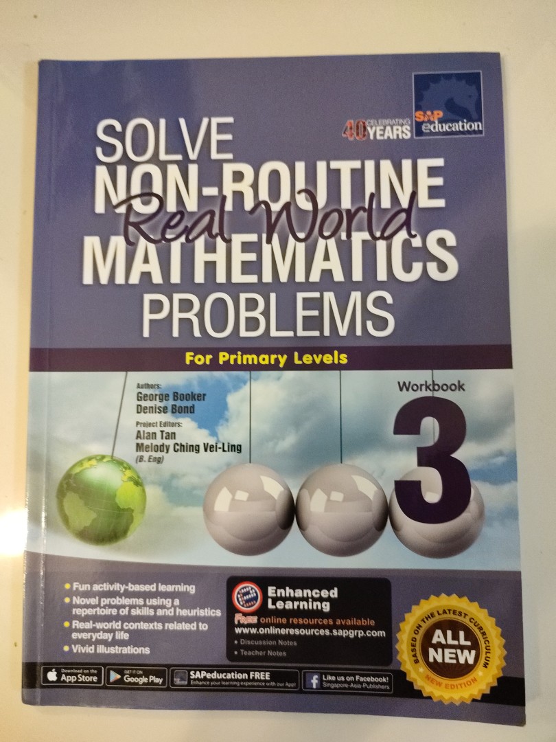 P3 maths assessment book. IQ questions. Solve Non-Routine Real World ...