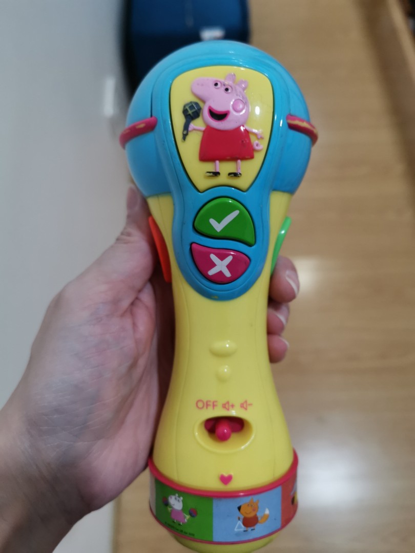 Peppa Pig Microphone, Babies & Kids, Infant Playtime on Carousell