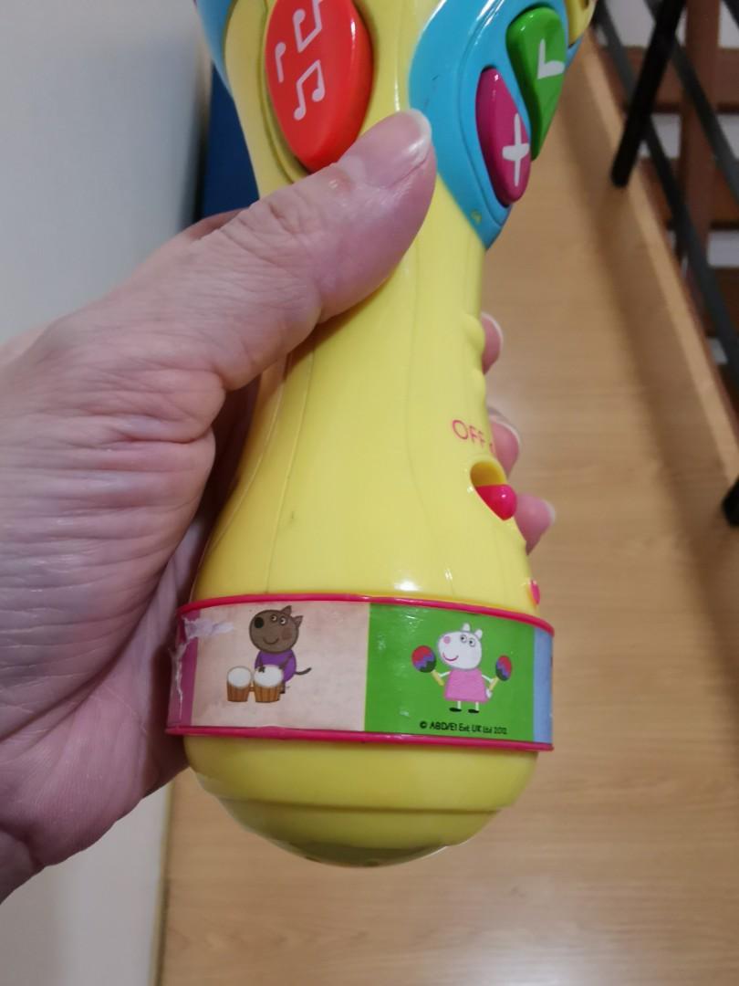 Peppa Pig Microphone, Babies & Kids, Infant Playtime on Carousell