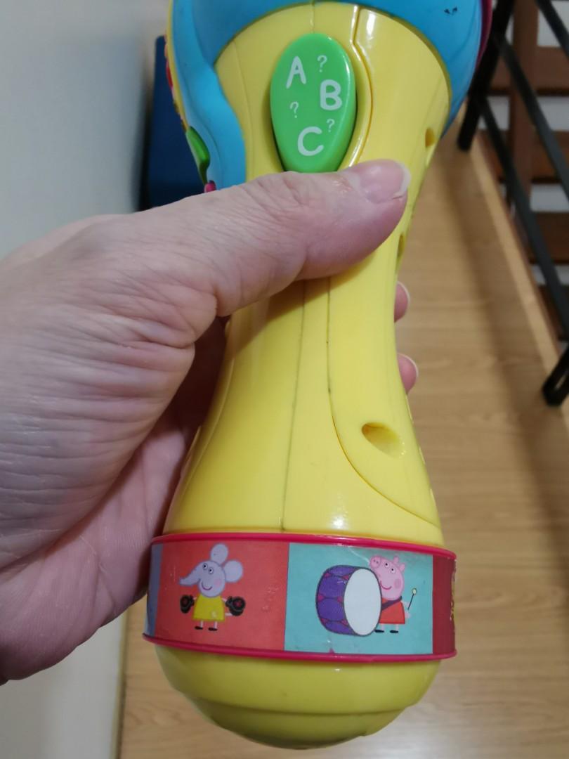 Peppa Pig Microphone, Babies & Kids, Infant Playtime on Carousell