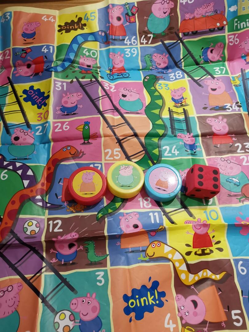 Peppa Snake and Ladder, Hobbies & Toys, Toys & Games on Carousell