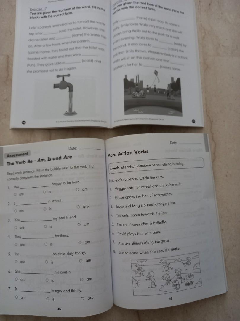 Preparing for Primary 1 _ English Practice Books (Set of 2) for $5 ...