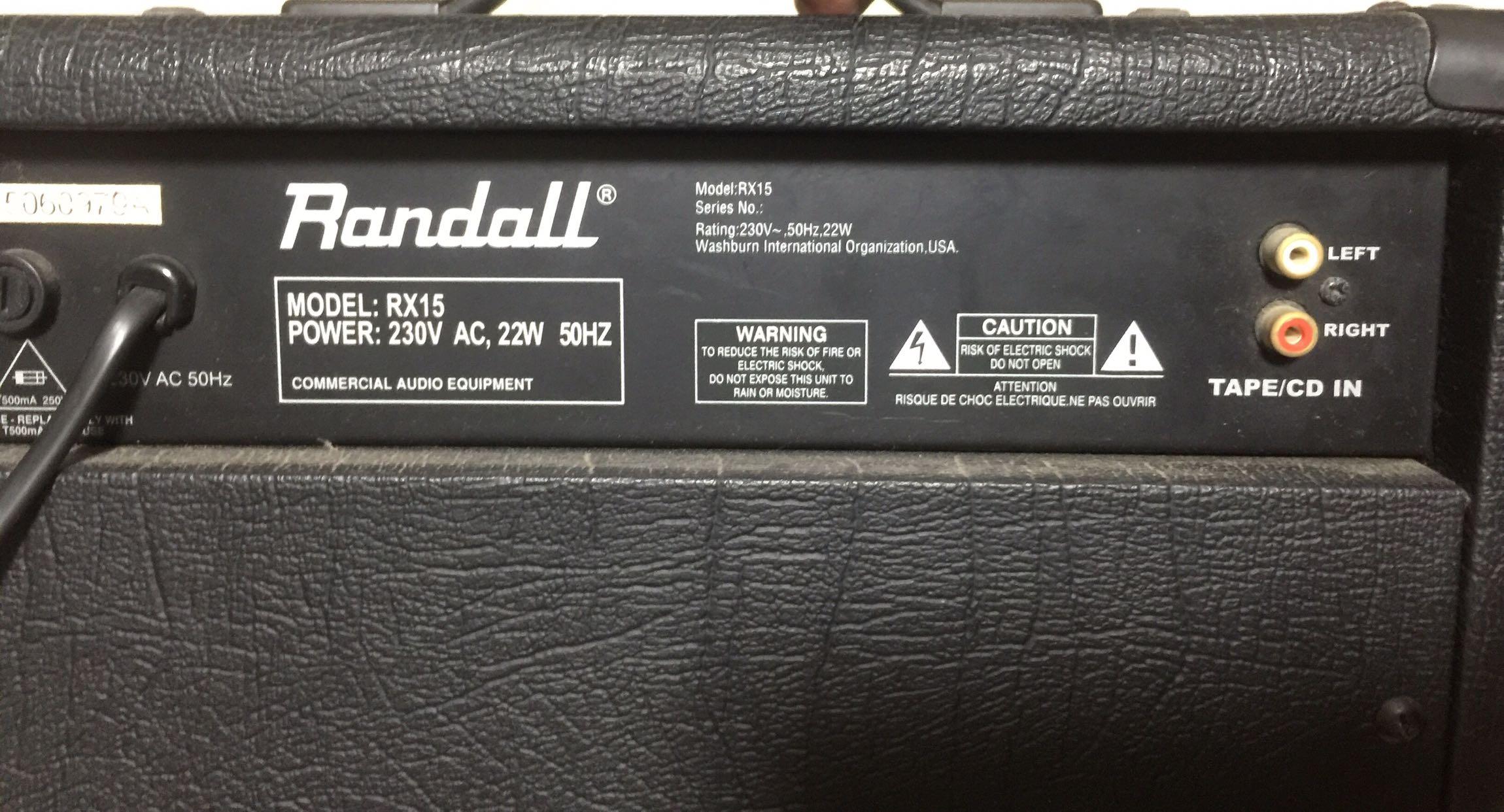 Randall RG15 Guitar Amp, Hobbies & Toys, Music & Media, Musical ...