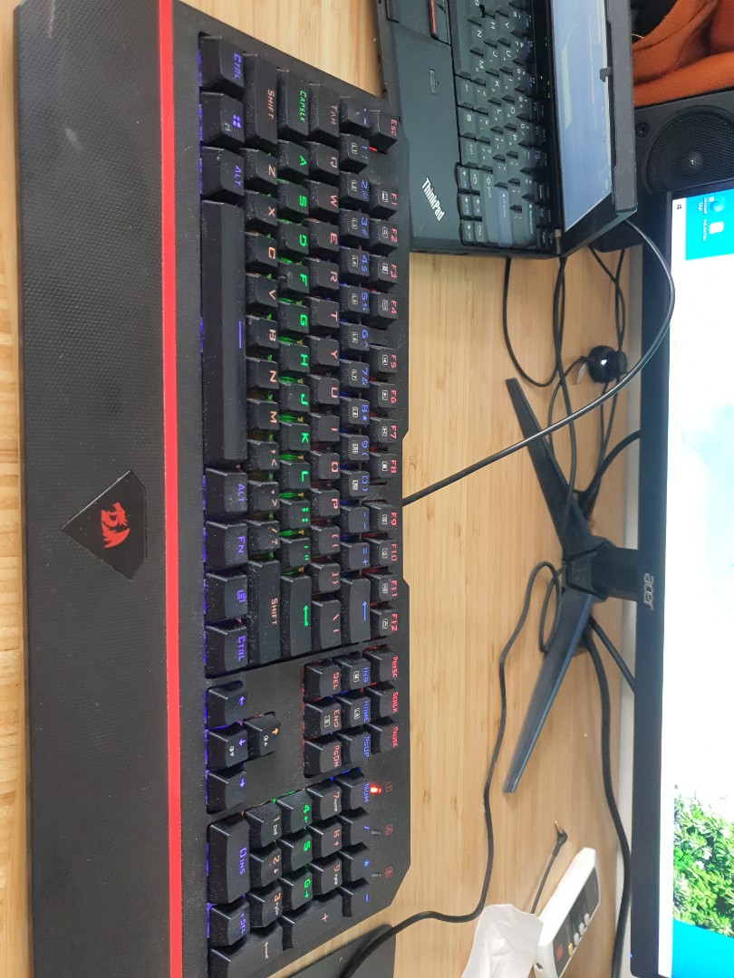 Red Dragon RGB Mechanical Keyboard (Clicky), Computers & Tech, Parts ...