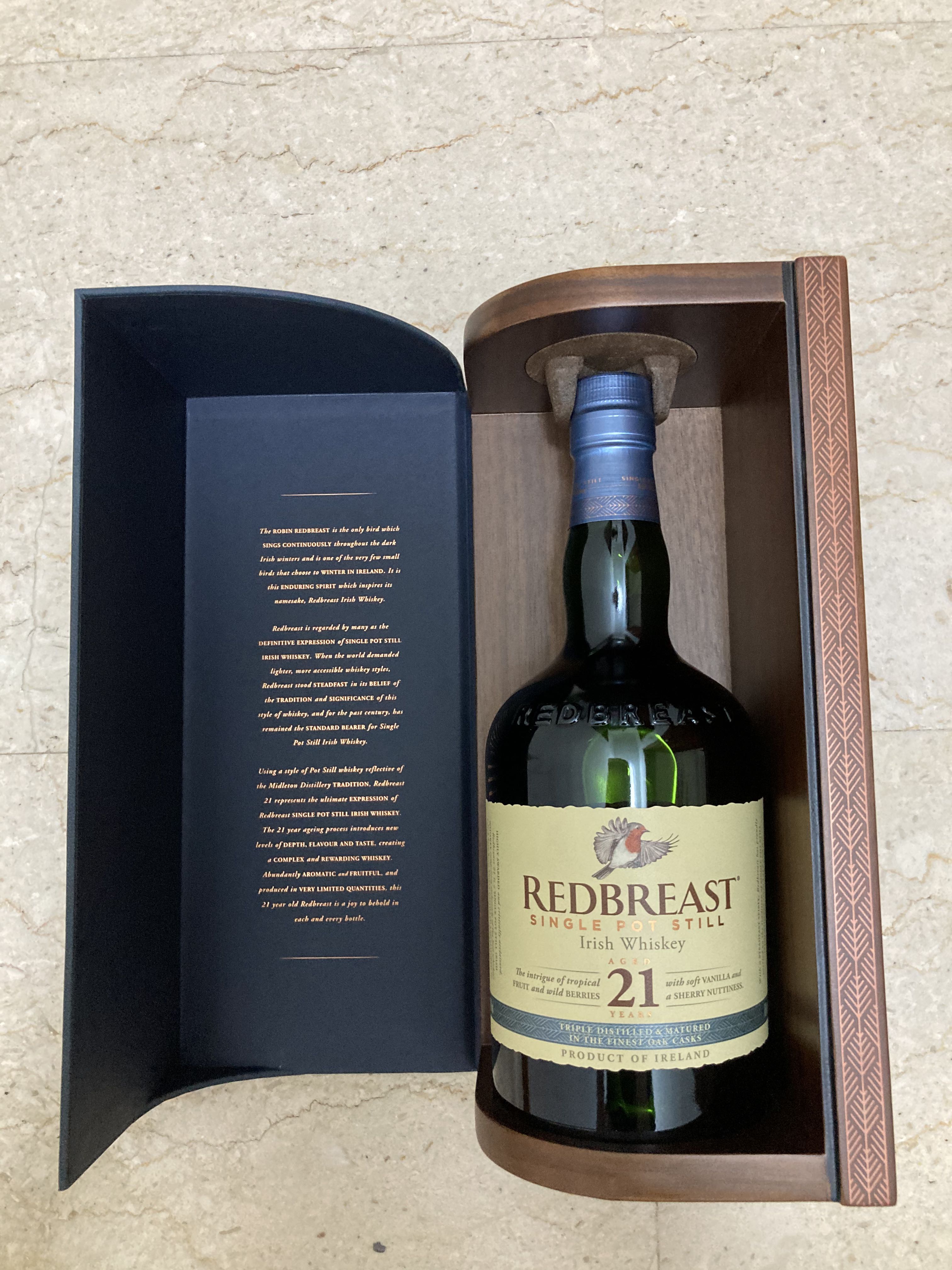 Redbreast 21 years, Food & Drinks, Alcoholic Beverages on Carousell