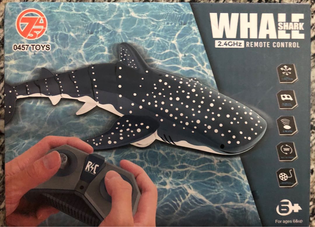 Remote control Whale shark, Hobbies & Toys, Toys & Games on Carousell