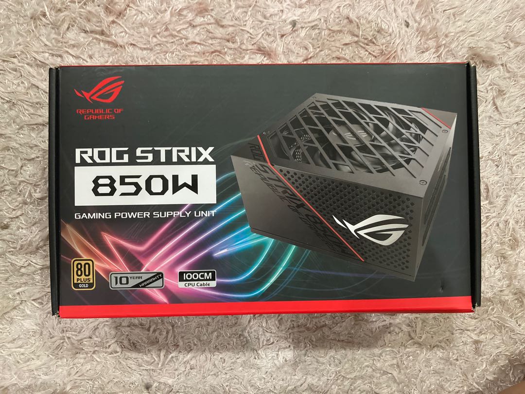 ROG PSU STRIX 850W Gold, Computers & Tech, Parts & Accessories ...