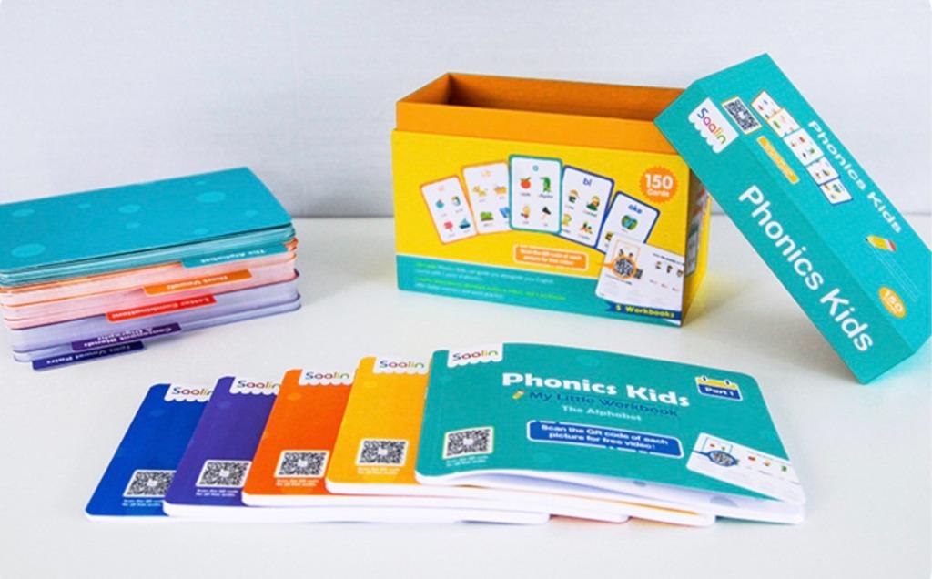 Saalin Sight Words + Phonics Bundle Deal (Kids Flashcards, English ...