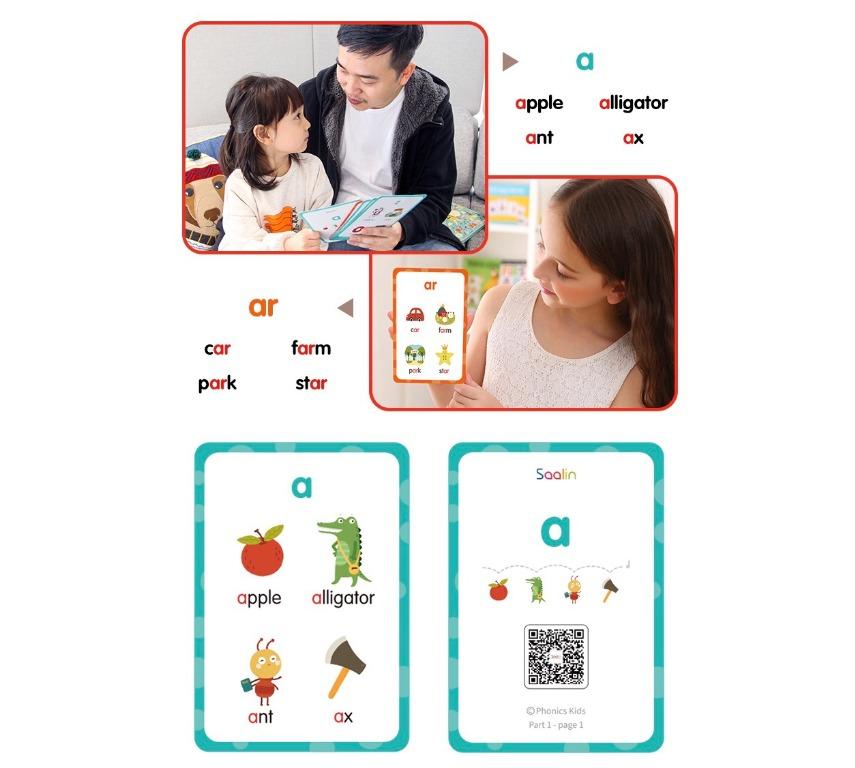 Saalin Sight Words + Phonics Bundle Deal (Kids Flashcards, English ...
