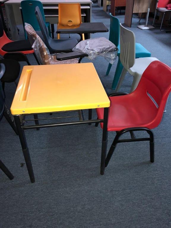 School table Student Plastic (PP) desk Chair, Furniture & Home Living ...