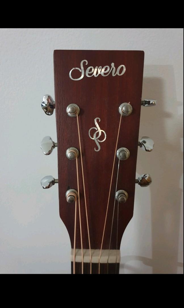 Severo Acoustic Guitar, Hobbies & Toys, Music & Media, Musical ...