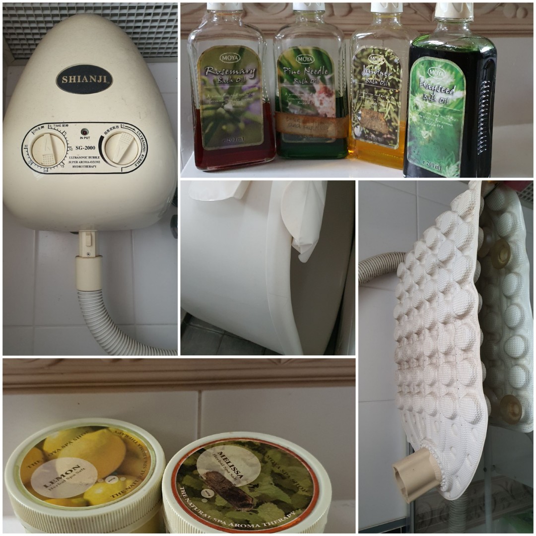 Shianji Spa, bath tub, Moya bath oils, salt, Beauty & Personal Care ...