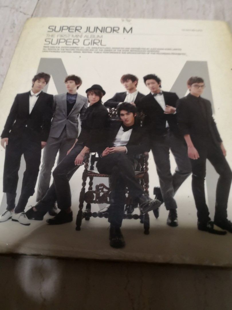 Super Junior 1st Mini Album Super Girl CD, Hobbies & Toys, Music ...