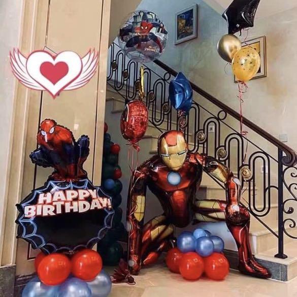 Superheroes Avengers Ironman party supplies - 3D party balloons / party ...