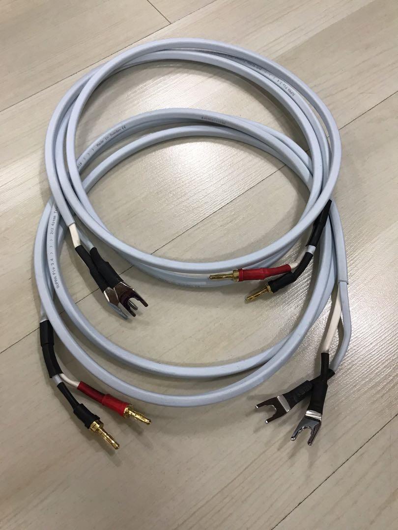 Supra Ply 3.4 (Sweden) Speaker cables 2.0m, Audio, Other Audio ...