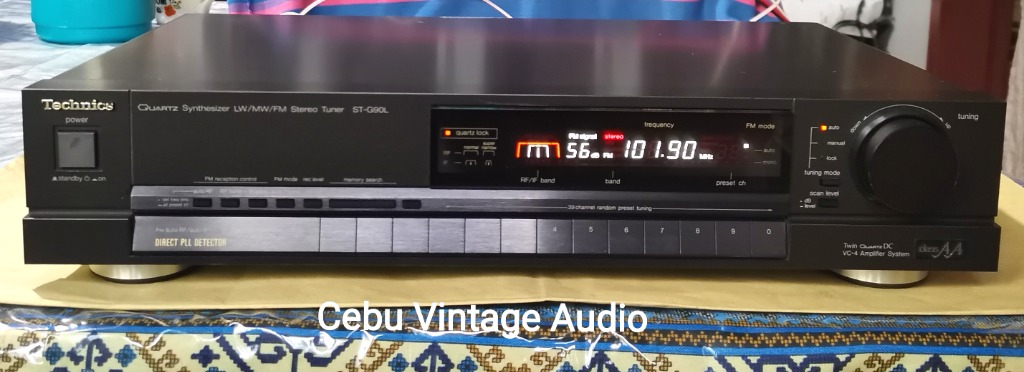 TECHNICS AM/FM STEREO TUNER ST-G90L (1987), Audio, Other Audio ...