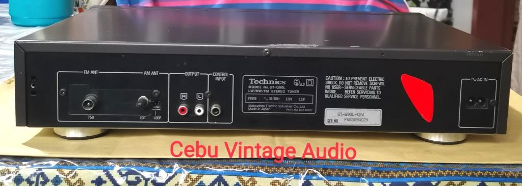 TECHNICS AM/FM STEREO TUNER ST-G90L (1987), Audio, Other Audio ...