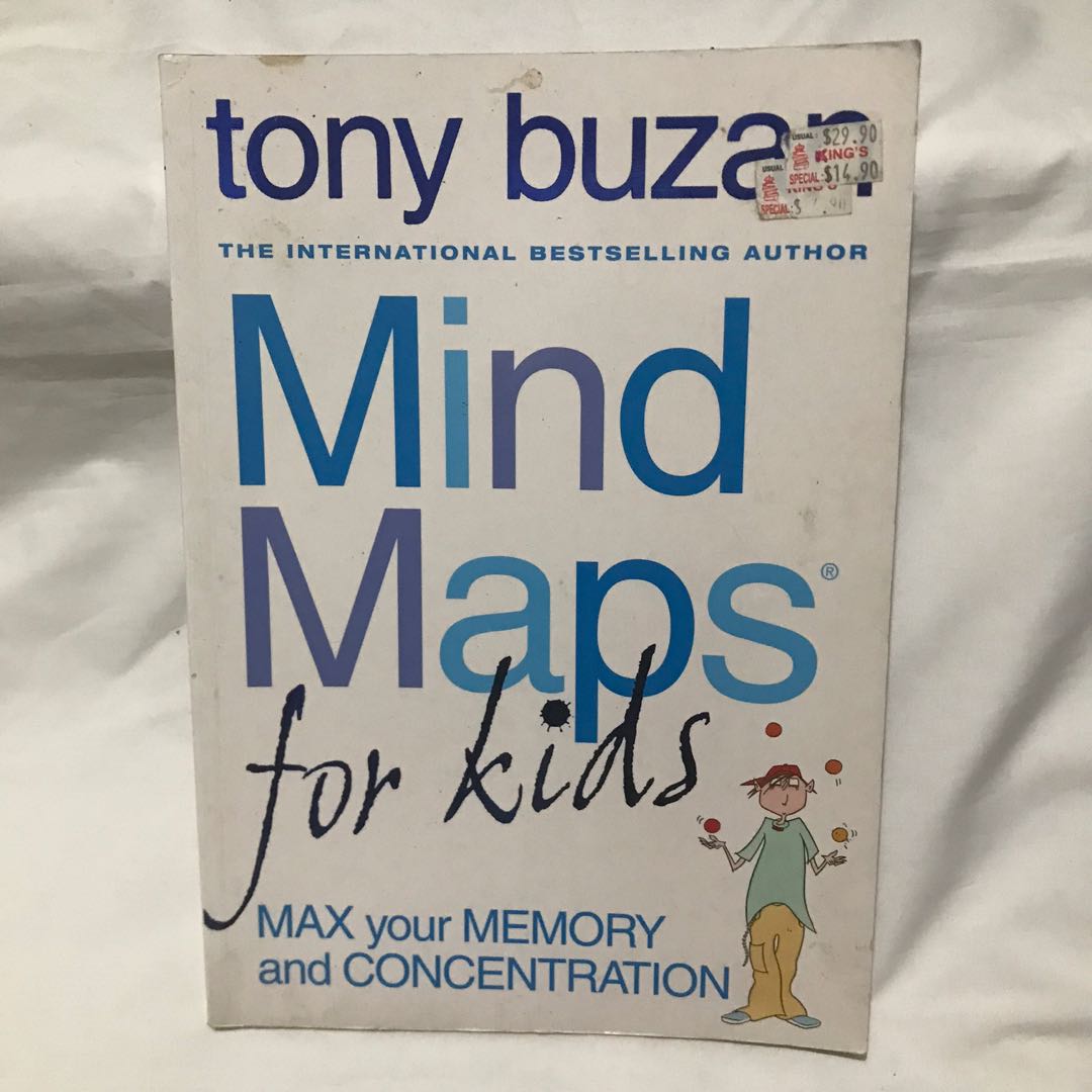 tony buzan mind map for kids Max your Memory and Concentration, Buku ...