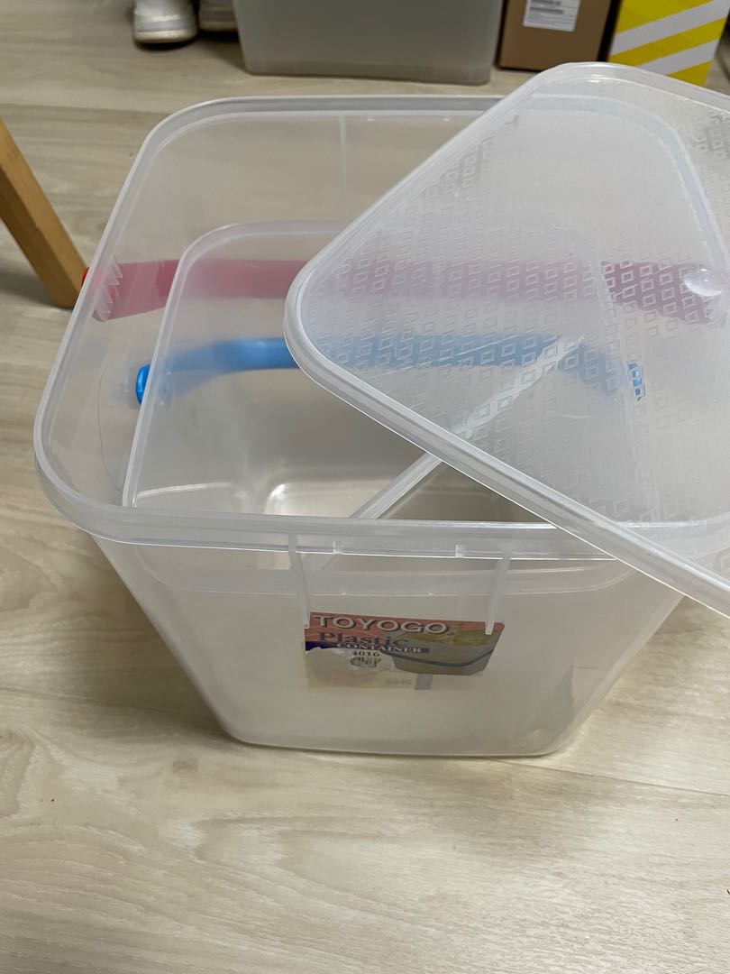 Toyogo Plastic container, Furniture & Home Living, Home Improvement ...