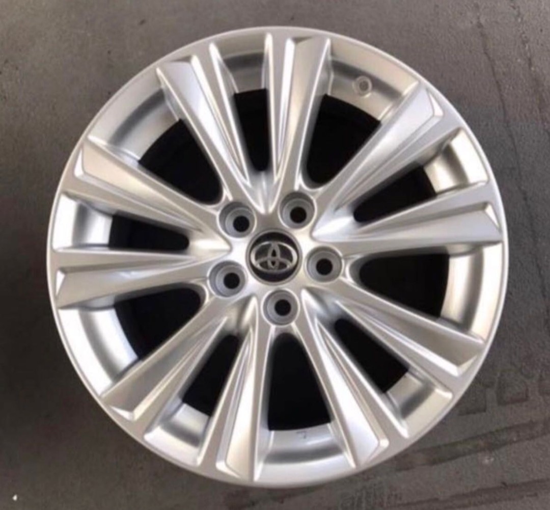 Used 18" Original Toyota Rims, Car Accessories, Tyres & Rims on Carousell