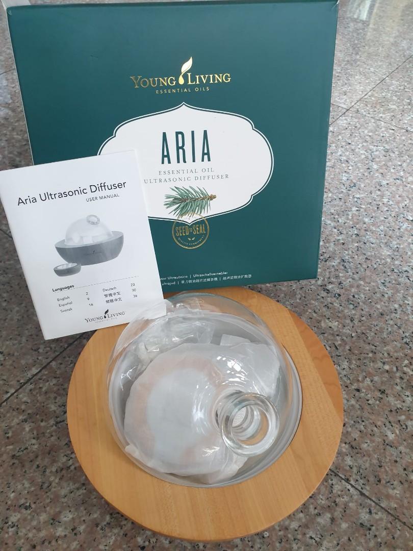 Young Living Aria Ultrasonic Limited Edition Aroma Diffuser, Furniture ...