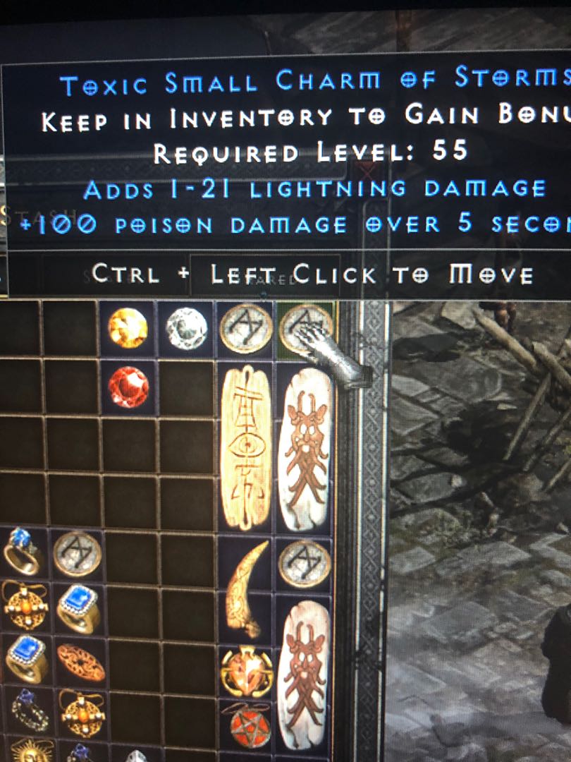 100 pdsc toxic small charm d2r Diablo 2 resurrected, Video Gaming ...