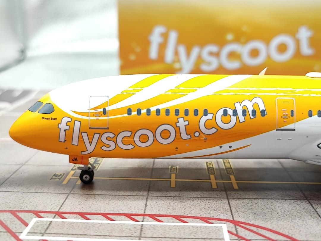 1:200 B787-9 Scoot Airlines 9V-OJA (Scoot's First B787-9), Hobbies ...