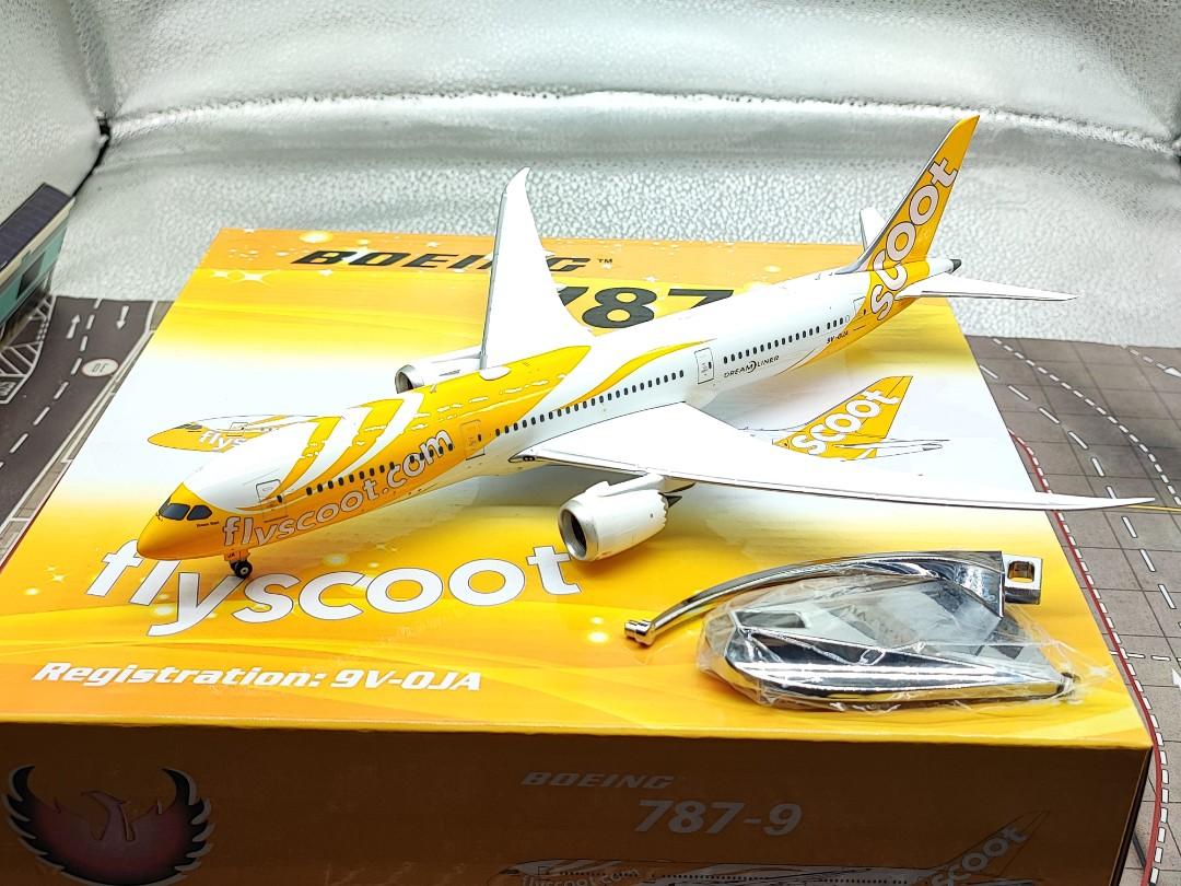 1:200 B787-9 Scoot Airlines 9V-OJA (Scoot's First B787-9), Hobbies ...