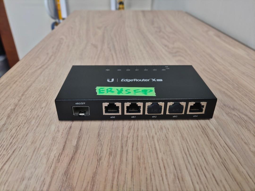 #1 ER-X-SFP Ubiquiti Edge Router X SFP POE UBNT 5 Port Gigabit ...