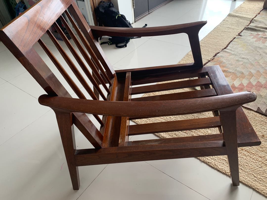 2 x Vintage Pak Awang / armchair / lounge chair, Furniture & Home ...