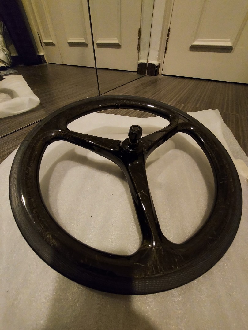 349 Tri Spoke Carbon(Front), Sports Equipment, Bicycles & Parts, Parts ...