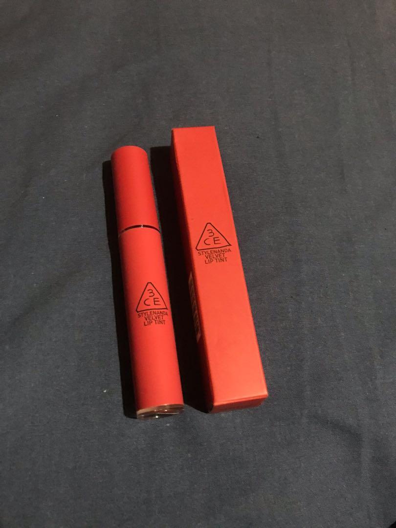 3CE Velvet Lip Tint - ABSORBED UNOPENED, Beauty & Personal Care, Face ...