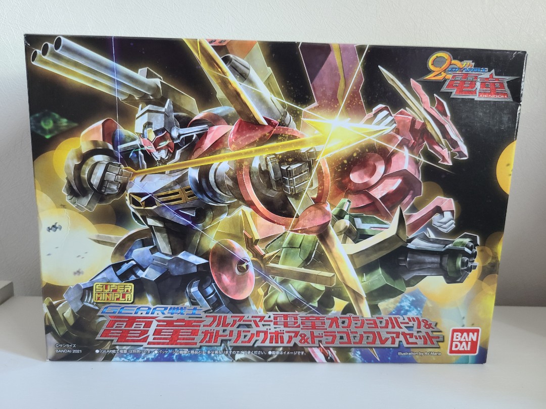 有貨唔洗問 全新日版 Bandai 魂限 食玩模型 Super Minipla SMP 電童年鳳牙 Gear 戰士 Data Weapon ...