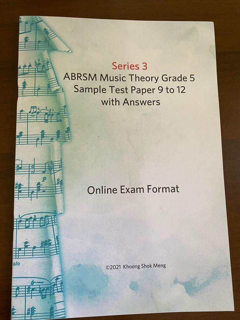 ABRSM Music Theory Grade 5 Sample Test Paper 9 to 12 (with answers) by ...