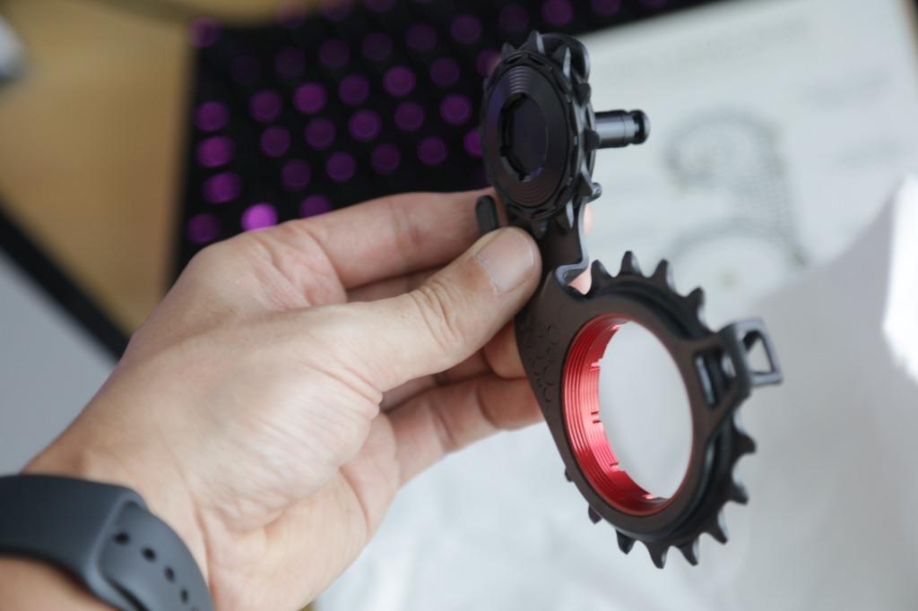 Absolute Black Hollowcage Shimano 9100/8000 OSPW (Red), Sports ...