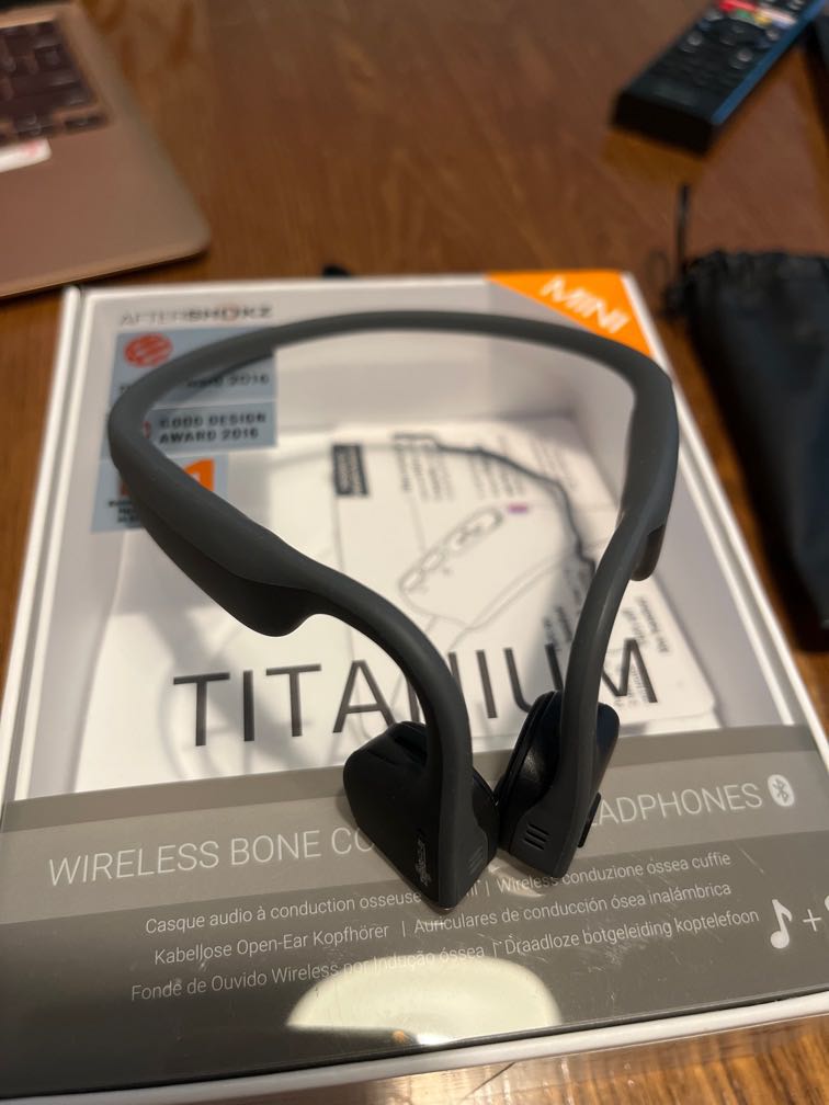 Aftershokz Titanium Bone Conduction Headphones, Audio, Headphones ...