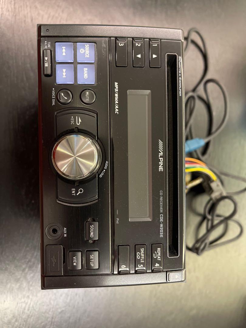 Alpine CD receiver 50 watts x 4 amp, Car Accessories, Electronics ...