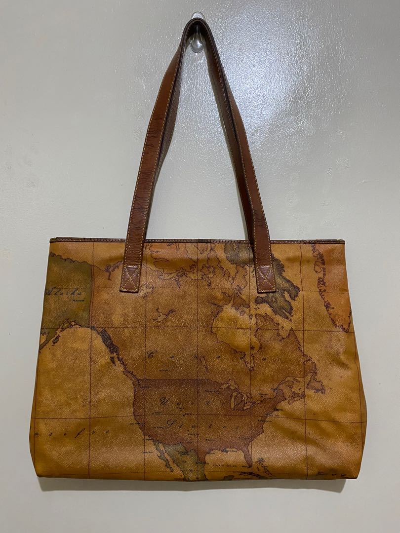Alviero Martini Geo/Map Bag, Women's Fashion, Bags & Wallets, Shoulder ...