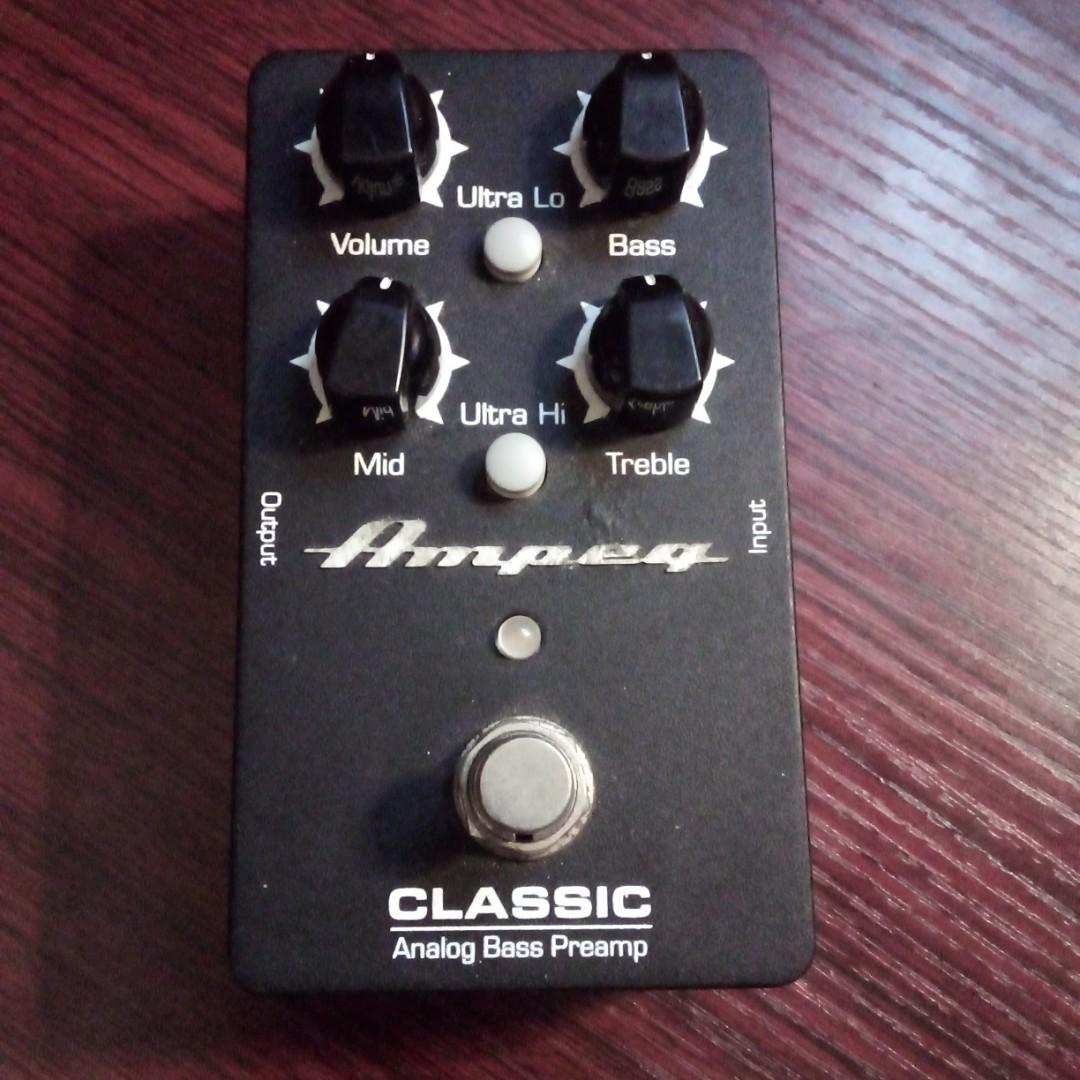 AMPEG ANALOG PRE AMP and MOOER Pedal for bass and guitar, Audio, Other ...