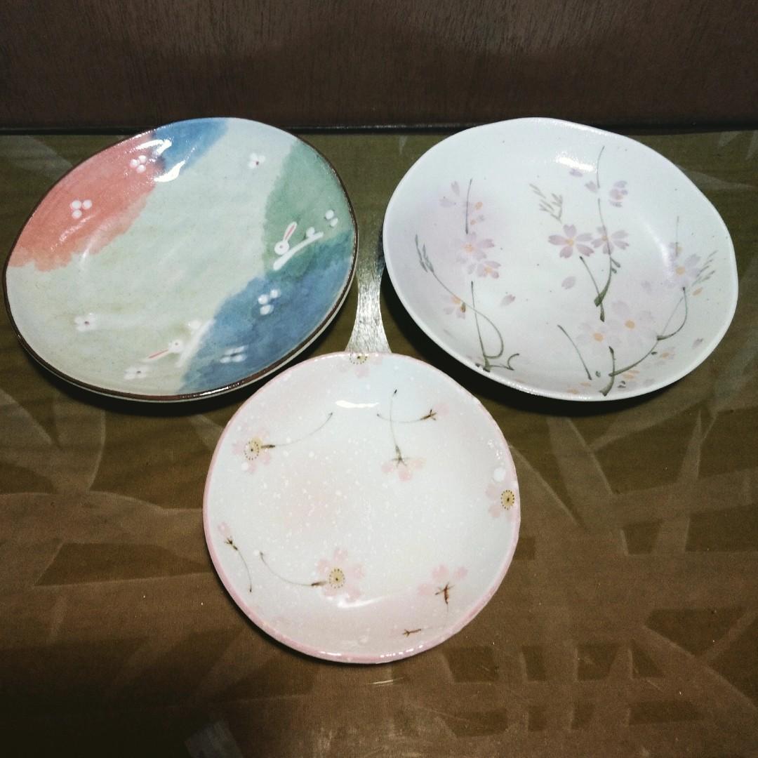 Assorted Sakura Plates, Furniture & Home Living, Kitchenware ...