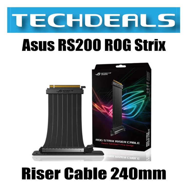 Asus RS200 ROG Strix Riser Cable 240mm, Computers & Tech, Parts ...