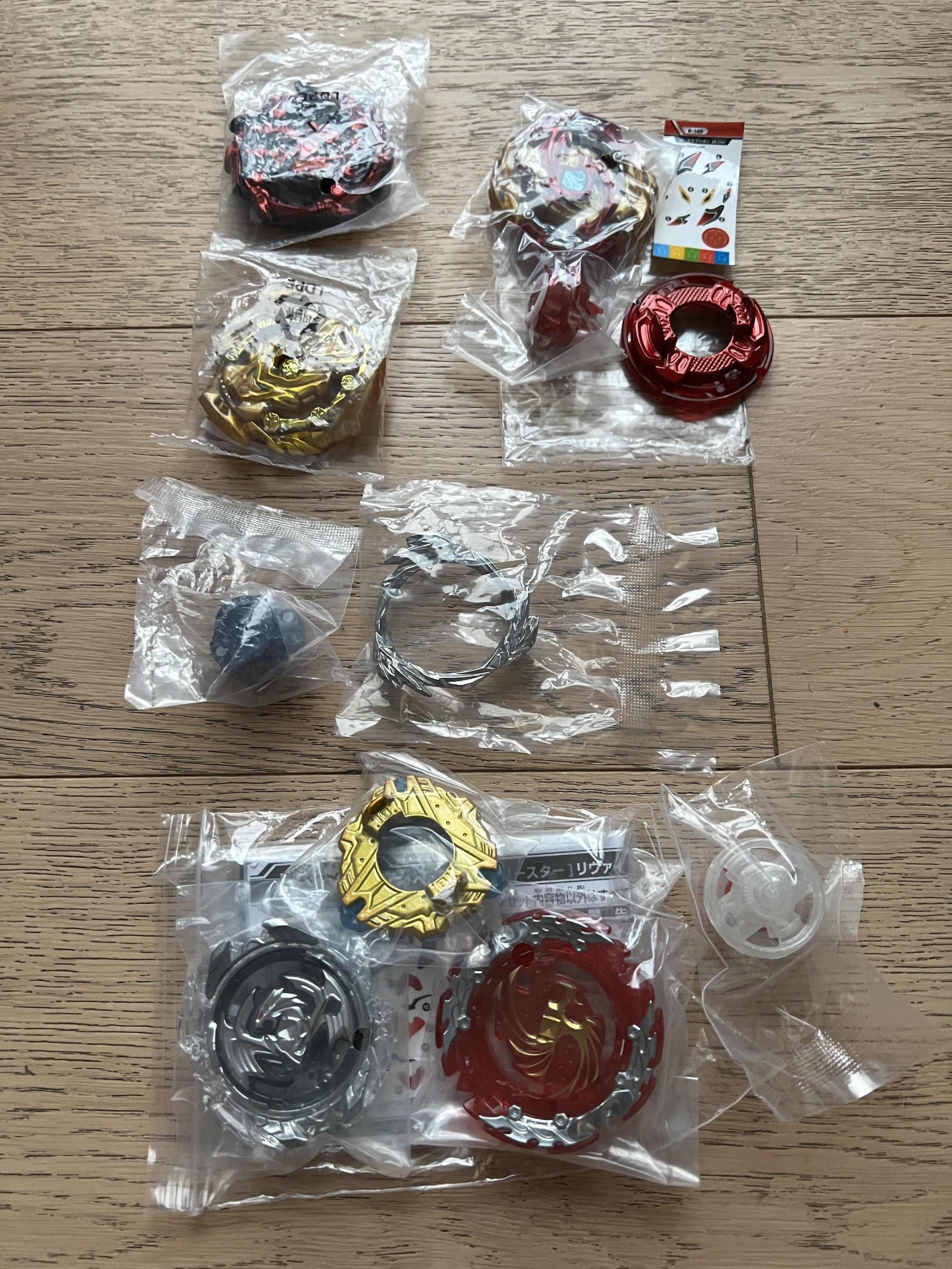 Beyblade Astral / Lord Spriggan, Gold Slash Valkyrie, Red Bushin Ashura ...