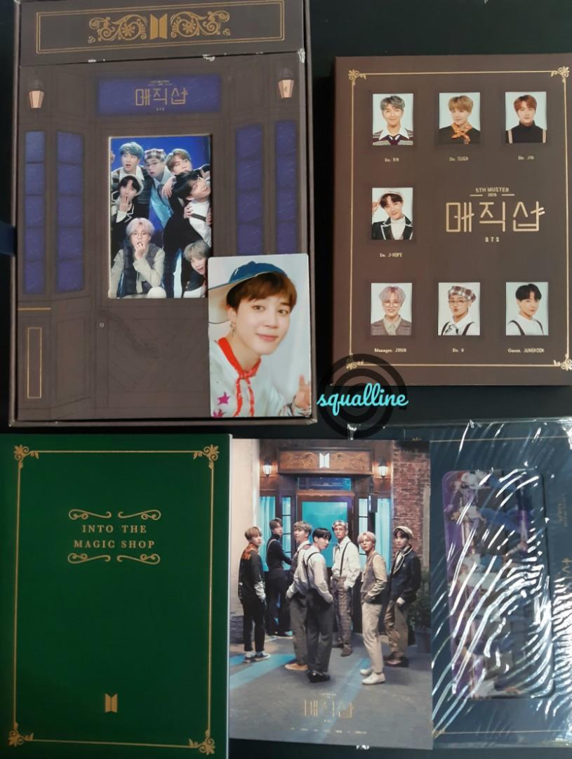 BTS 5th Muster: Magic Shop DVD with Jimin photocard, Hobbies & Toys ...