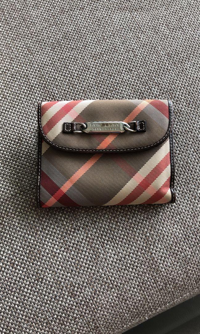 Burberry blue label wallet, Men's Fashion, Watches & Accessories ...