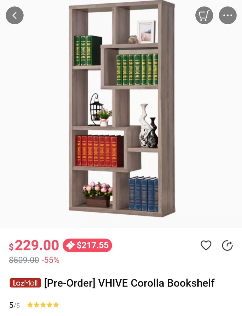 Chive Corolla Bookshelf, Furniture & Home Living, Furniture, Shelves ...